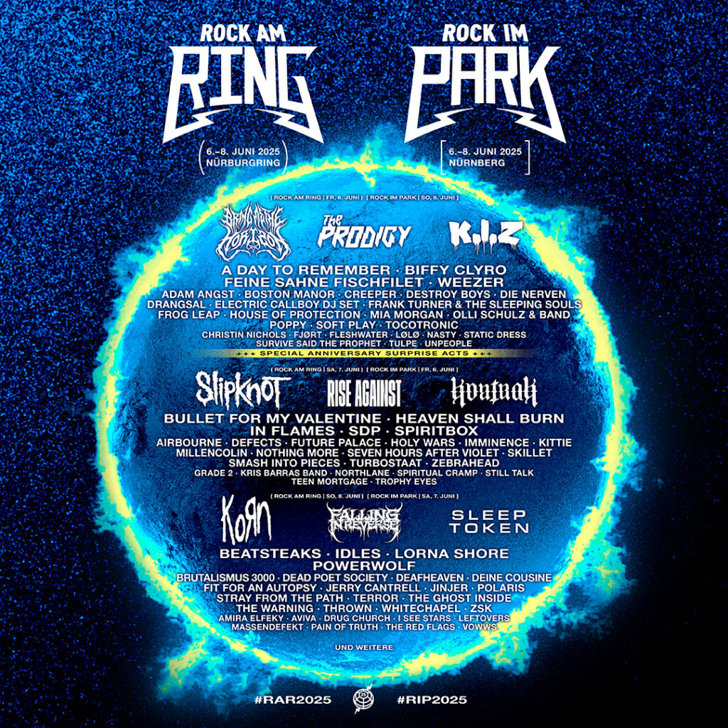 Rock am Ring & Rock im Park 2025: Timetables veröffentlicht